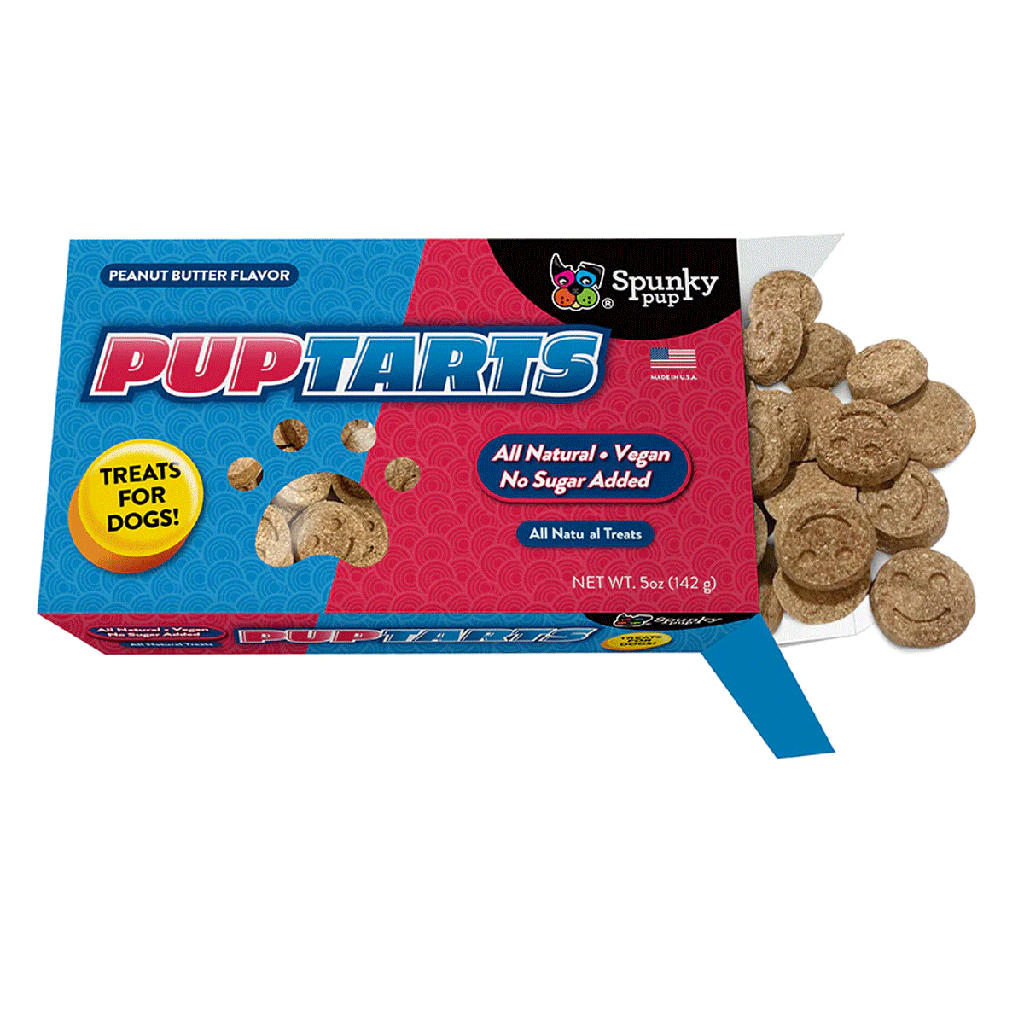 SPUNKY PUP PupTarts Peanut Butter Biscuits 5oz | King Wholesale Pet Supplies